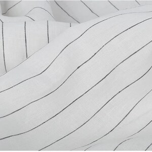Premium Linen Fabric，striped Linen , Linen Striped Yarn-dyed Fabric ...