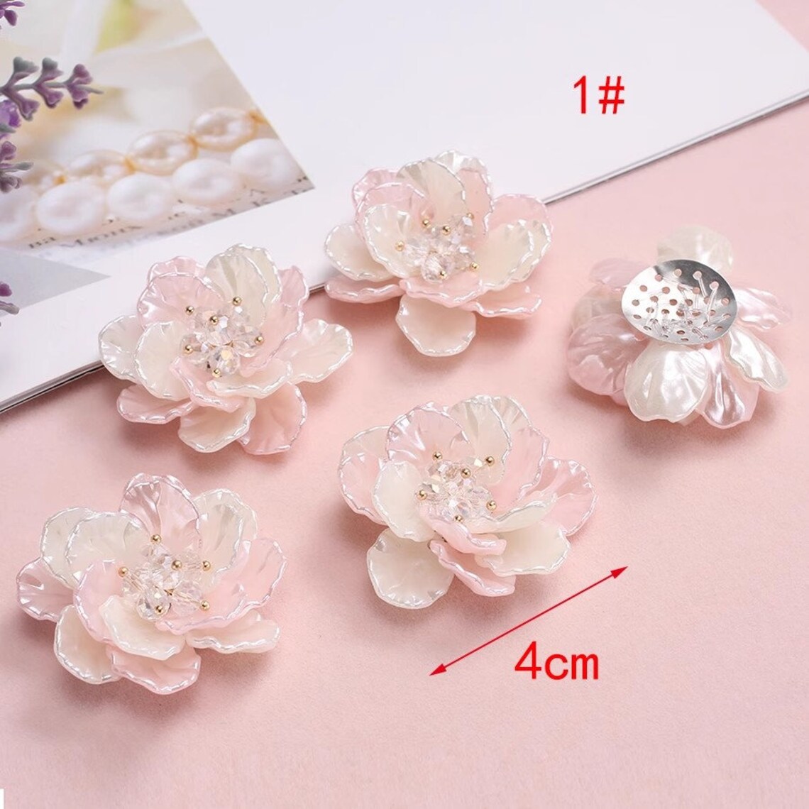 3D Beaded Camellia ，flowers Applique,rhinestone Pearls Applique Patch ...