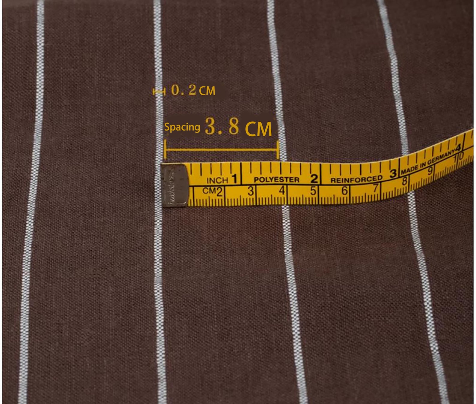 Yarn-dyed Striped Linen Fabric: Sand Washed Flax Material - Etsy
