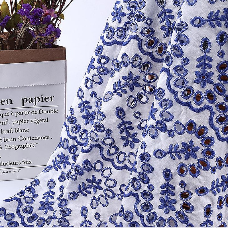 Cotton Eyelet Fabric - Etsy