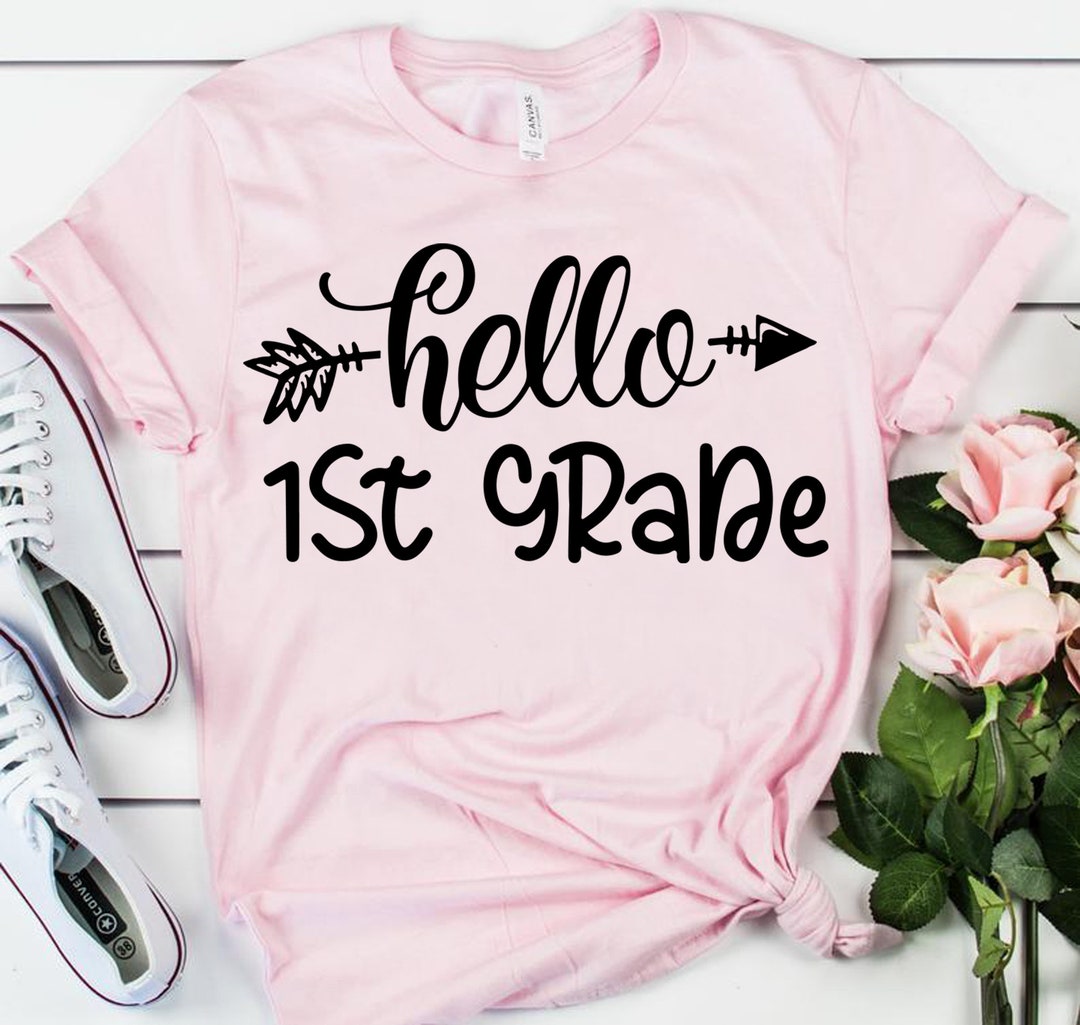 Hello First Grade SVG, Back to School SVG, Hello 1st Grade Svg, First ...
