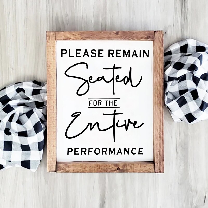Please Remain Seated - Etsy