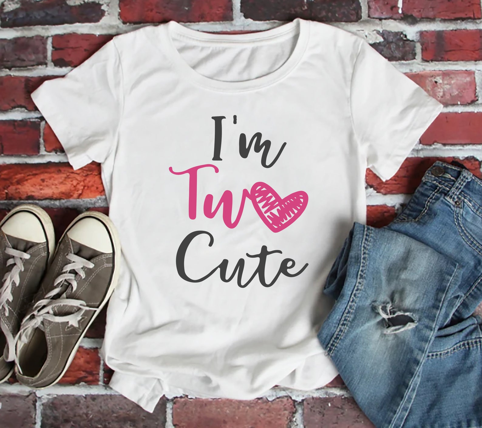 I'm Two Cute Svg 2nd Birthday Svg Two Birthday Svg Svg - Etsy