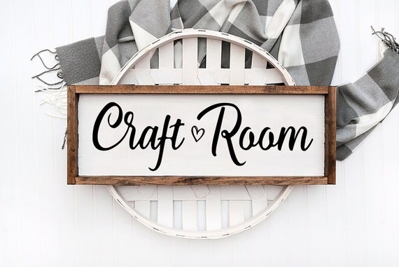 Craft Room Sign Svg Craft Room Svg Craft Svg Crafty Svg - Etsy