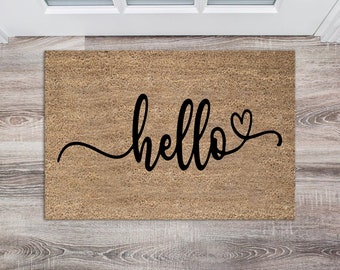 Hello Svg, Welcome Svg, Doormat Svg, Door Sign Svg, Home Decor Svg, Svg ...