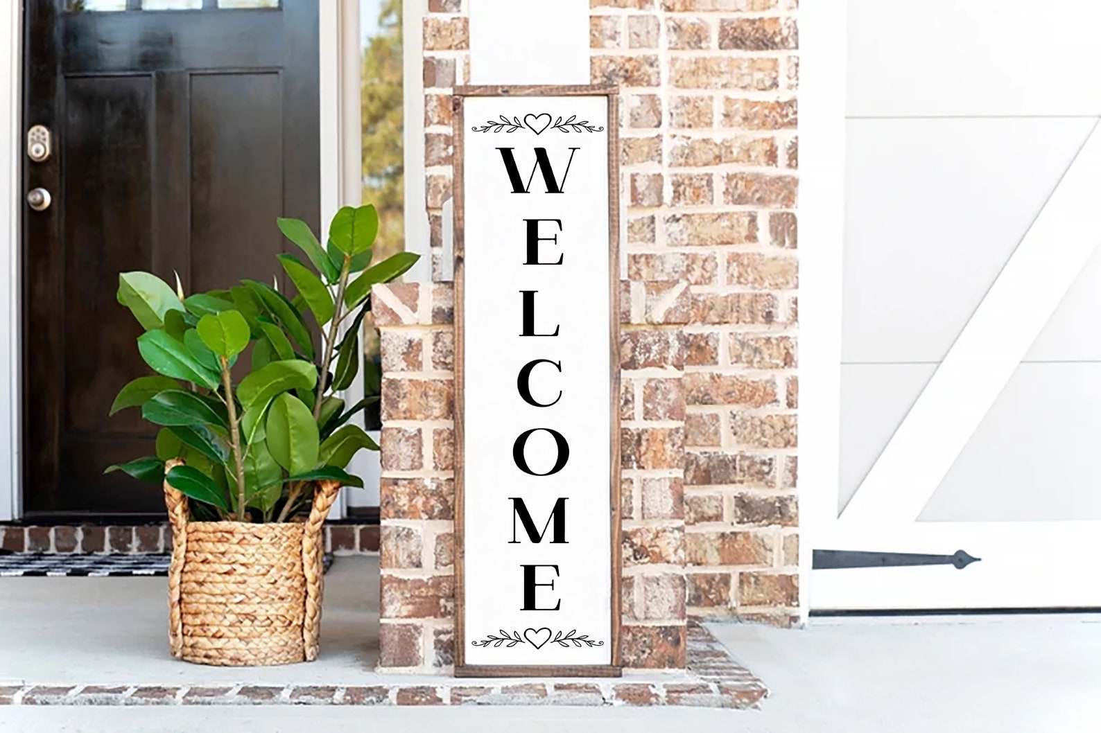Welcome Vertical Svg Welcome Svg Welcome Farmhouse Svg | Etsy