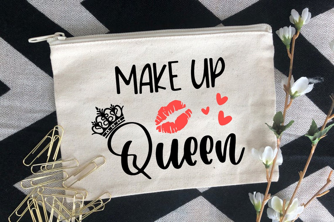 Make up Queen Svg Makeup Bag Svg Cosmetic Bag Svg Might Be - Etsy