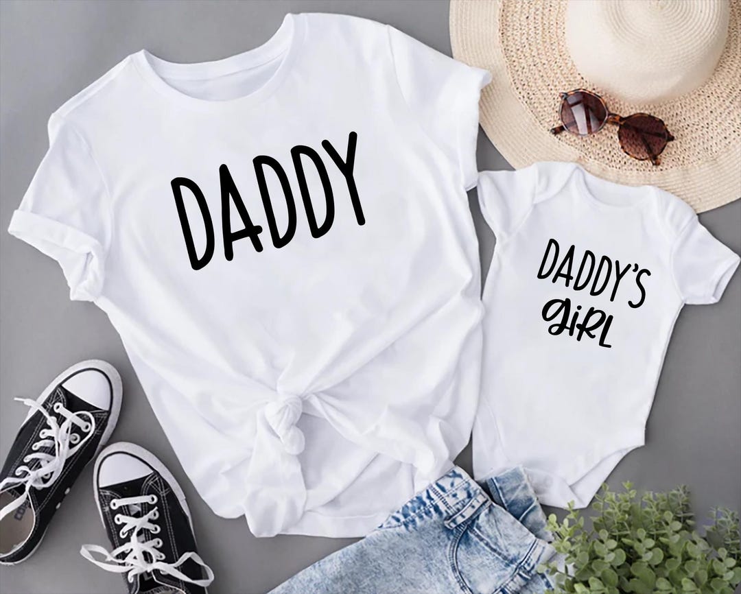 Papa und Tochter SVG, Vatertagsgeschenk, Papa und Tochter Shirt, Papa ...
