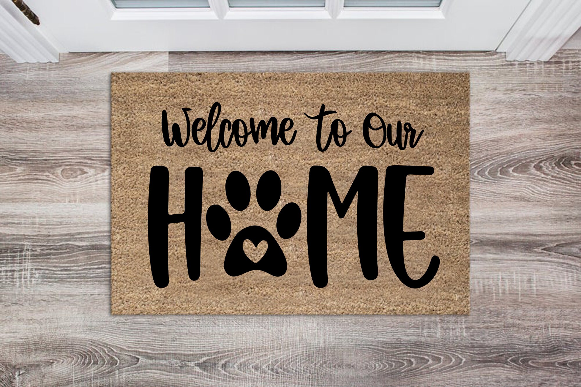Welcome to Our Home Paw Print Svg Dog Svg Funny Dog Svg - Etsy