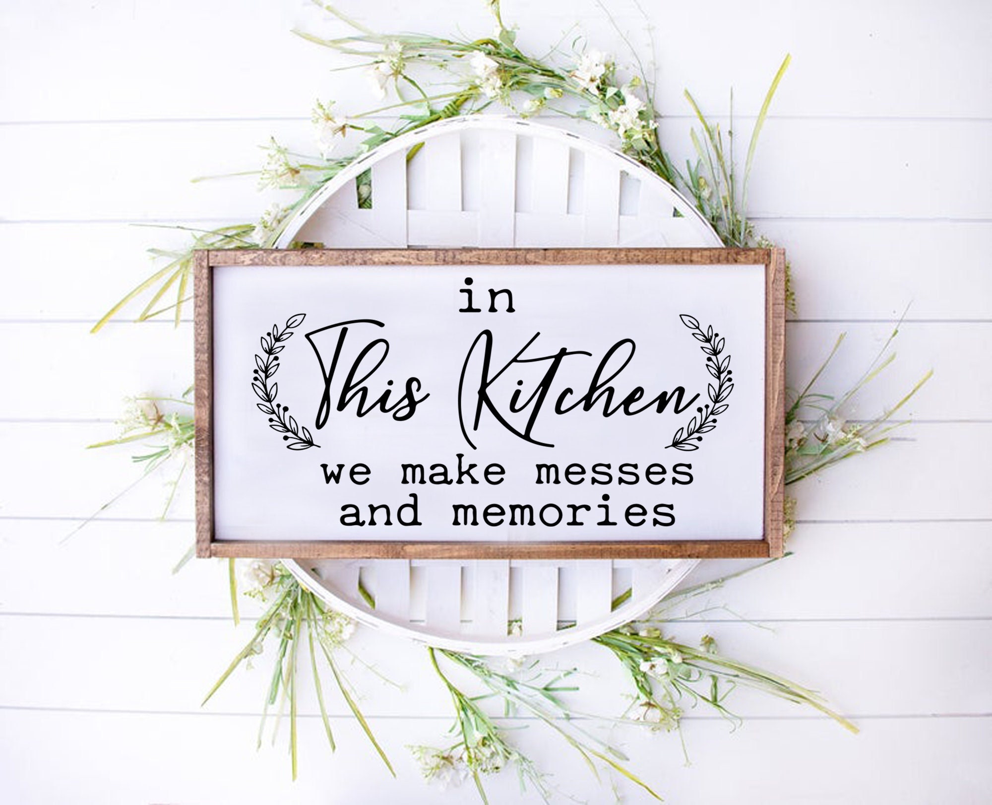 In This Kitchen We Make Messes and Memories Svg Kitchen Svg - Etsy