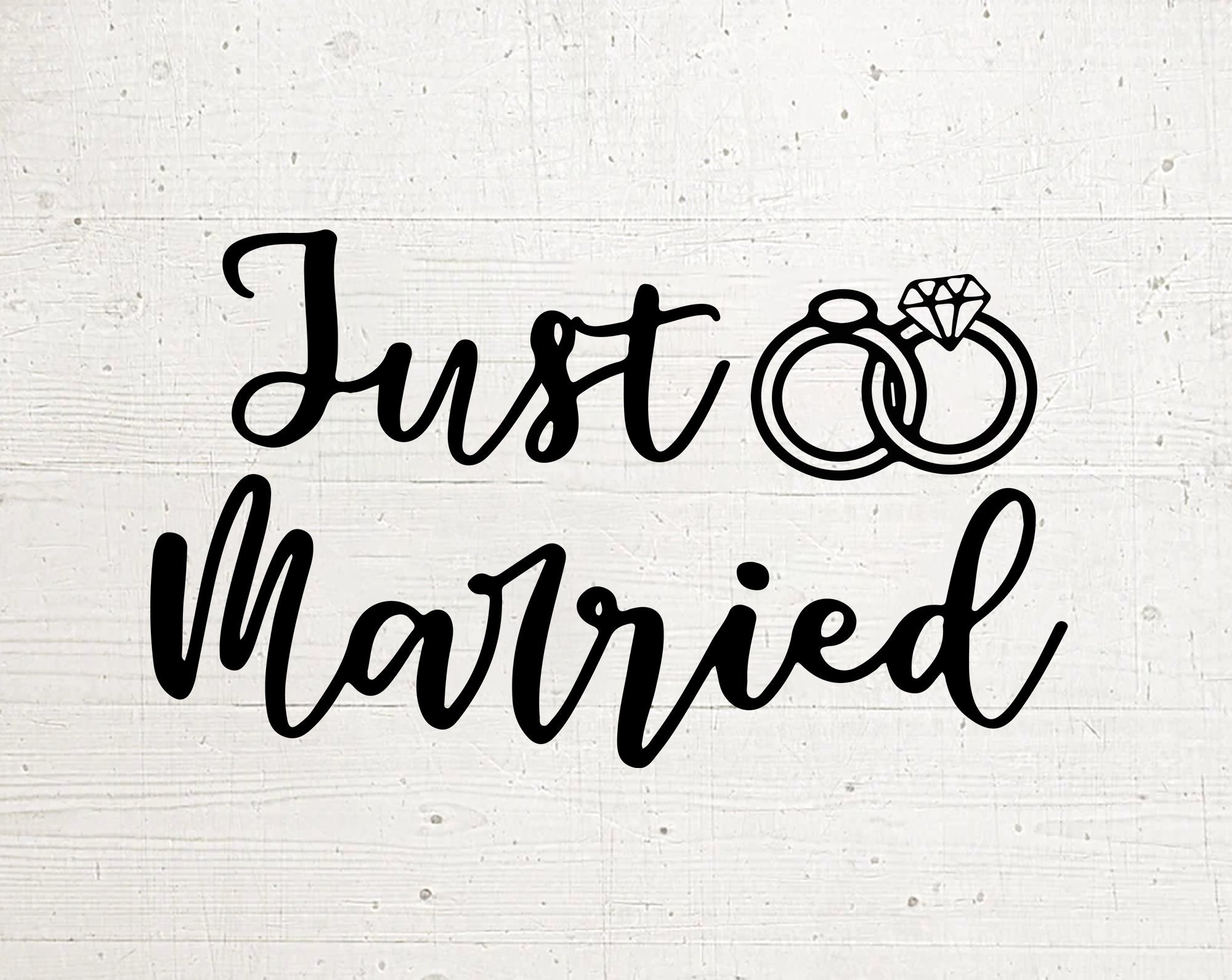 Just Married Svg Bride Svg Wedding Svg Marriage Svg - Etsy