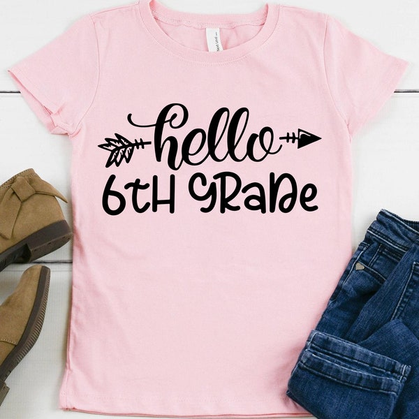 Hello First Grade Svg - Etsy