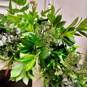 Elegant Greenery Garland With Eucalyptus Artificial Plant Decor Real ...