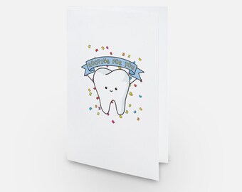 Tooth Greeting Card | Etsy