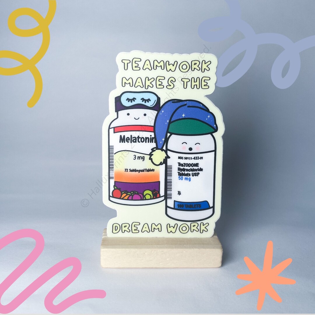 Pharmacy Sleeping Pills Vinyl Sticker - Die Cut Waterproof Stickers for ...