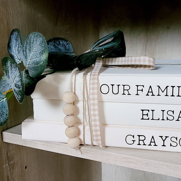 Decorative Book Stack - Etsy