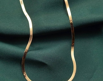 Gold Snake Chain - Etsy