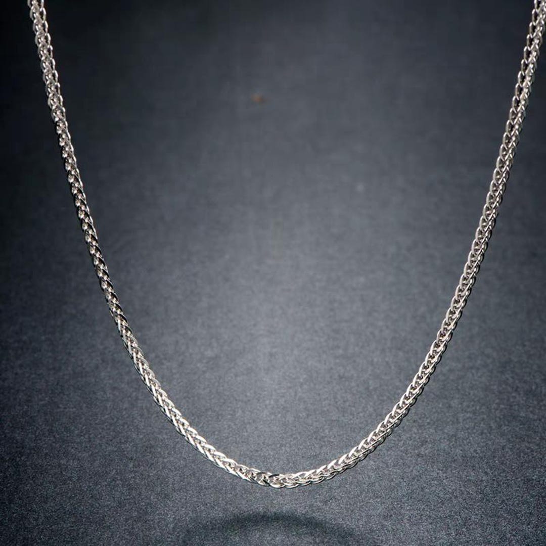 18k Gold Rose Gold White Gold Spiga Chains Interweave Sturdy Chains for ...