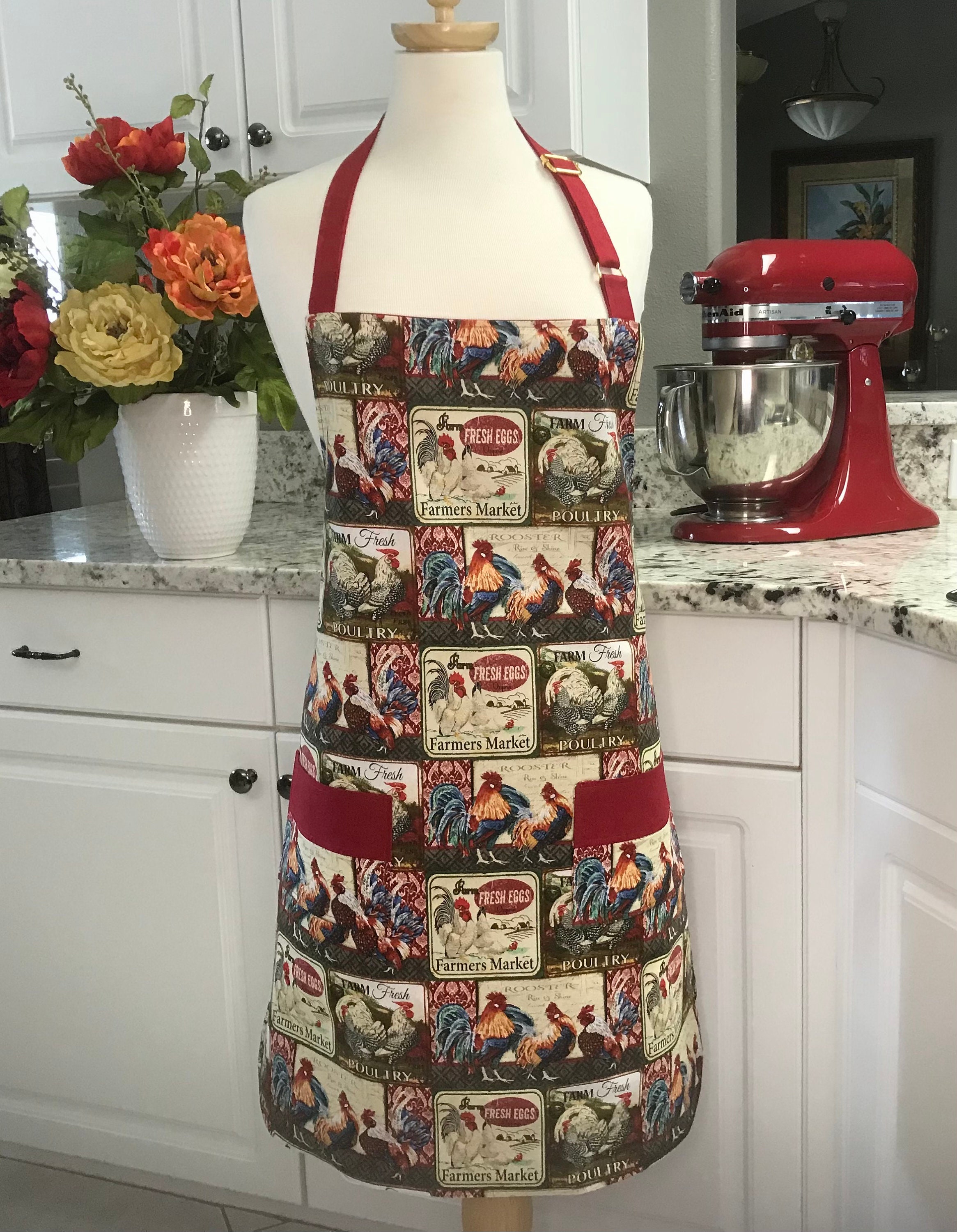 Cleaning Supplies Women's Apron Farmhouse Apron Extra long ties one ...