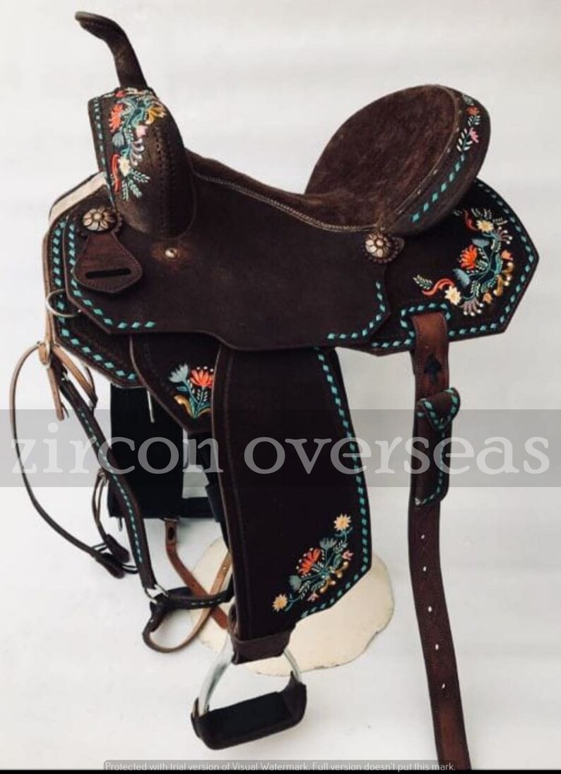 Western Saddle New Premium Western Leather Horse Tack - Etsy