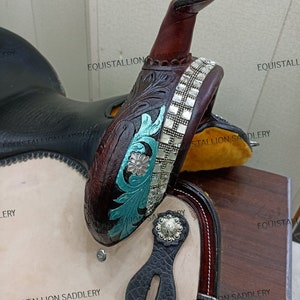 Western Leather Barrel Horse Saddle Tack Set 10" to 18" Free Shipping ...