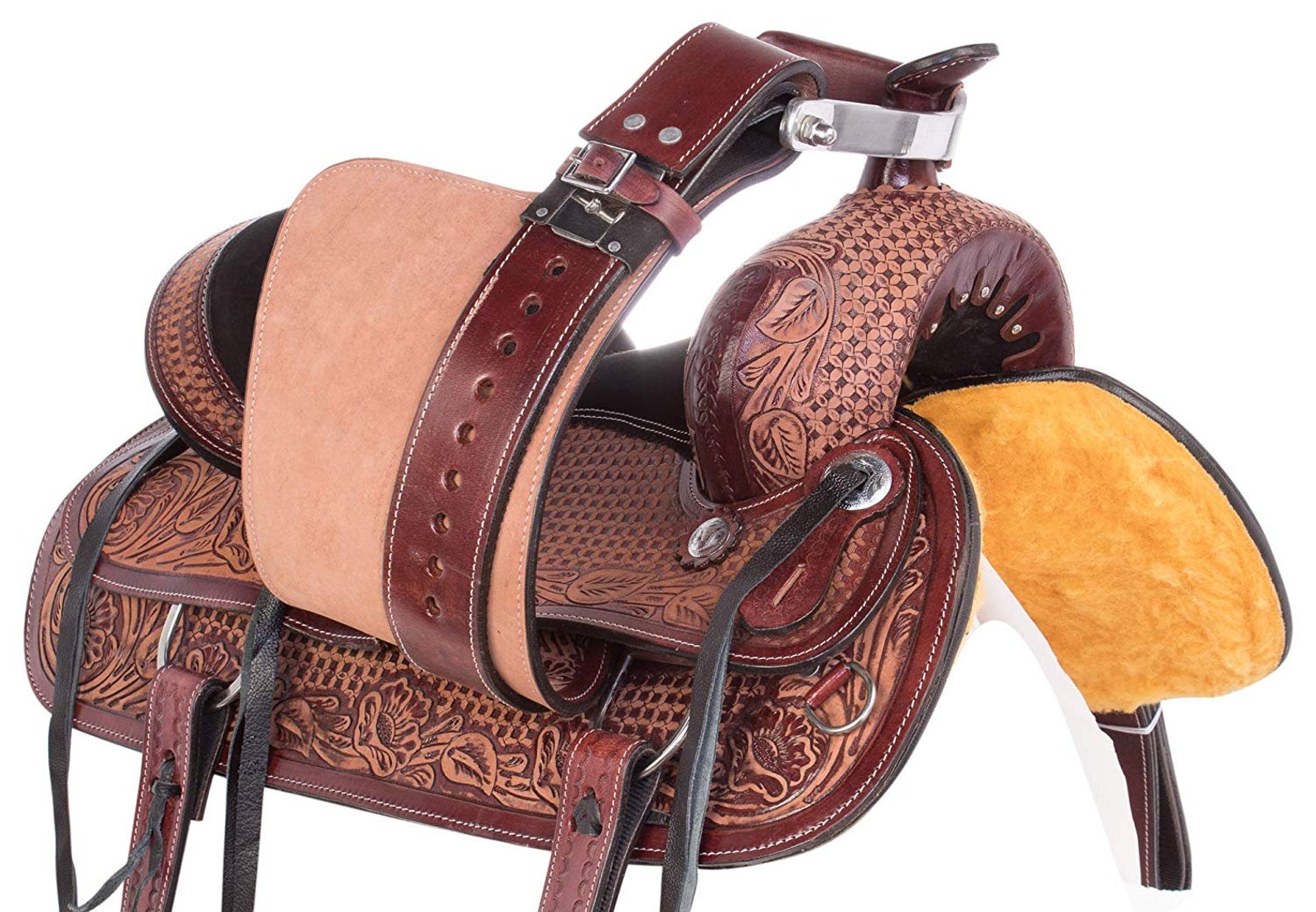 Western Brown Show Barrel Racing Roping Horse Ranch Saddle | Etsy