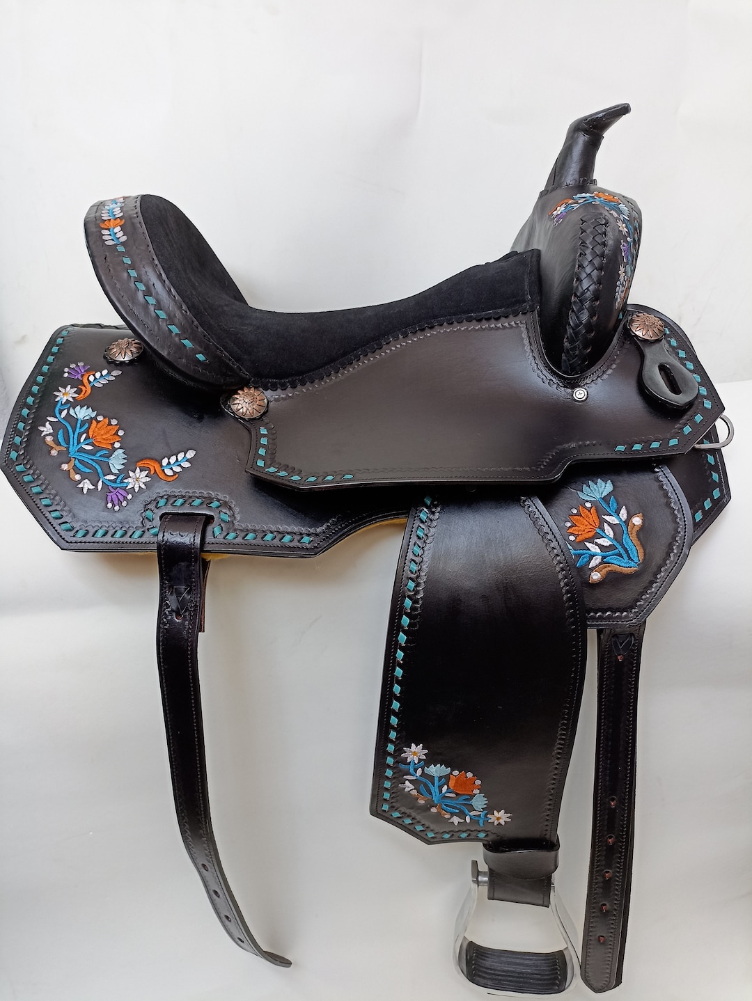 Western Saddle New Premium Western Leather Horse Tack Stitching ...