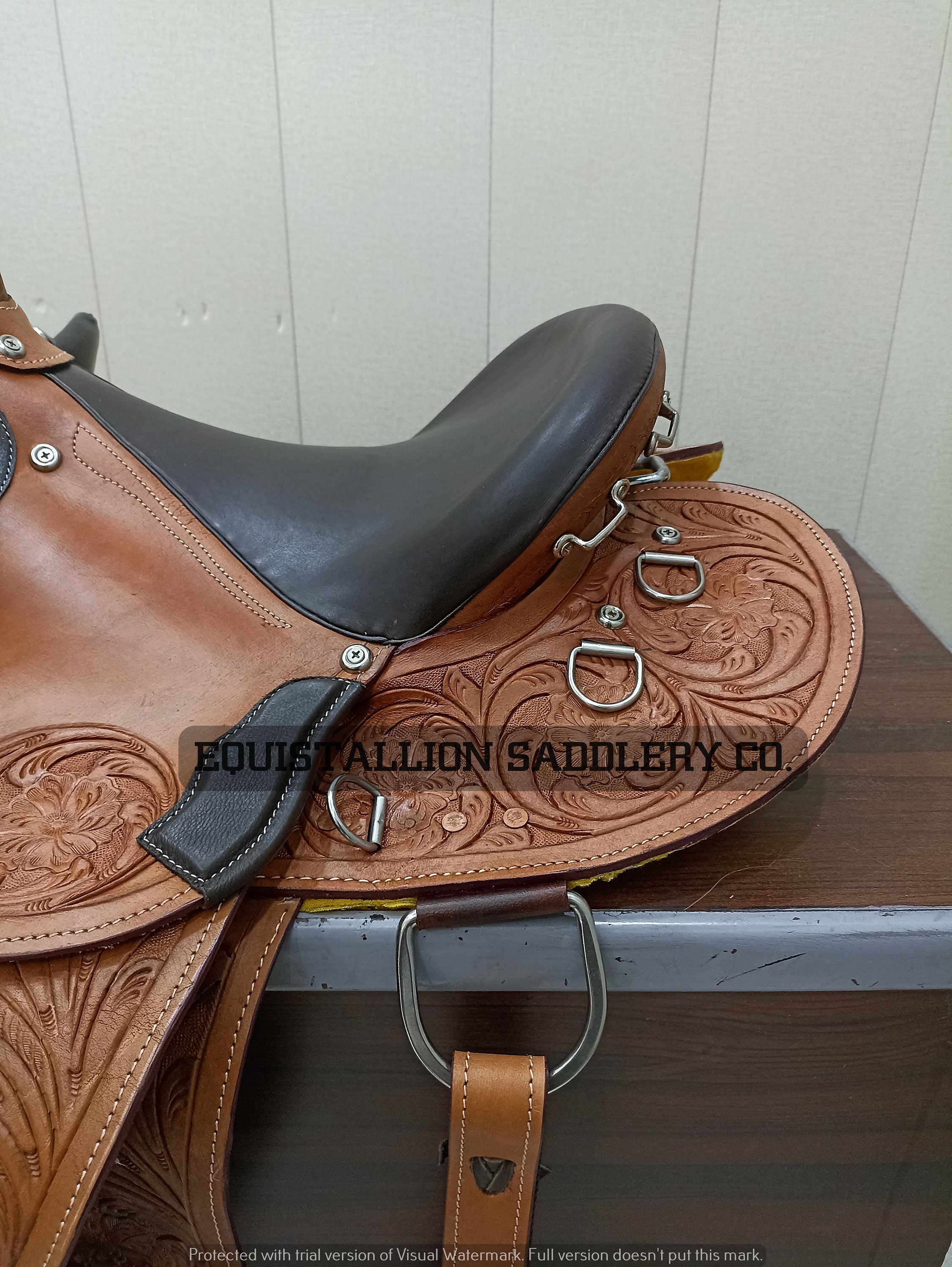 EQUISTALLION New Australian Stock / Endurance Western Saddle With Free ...