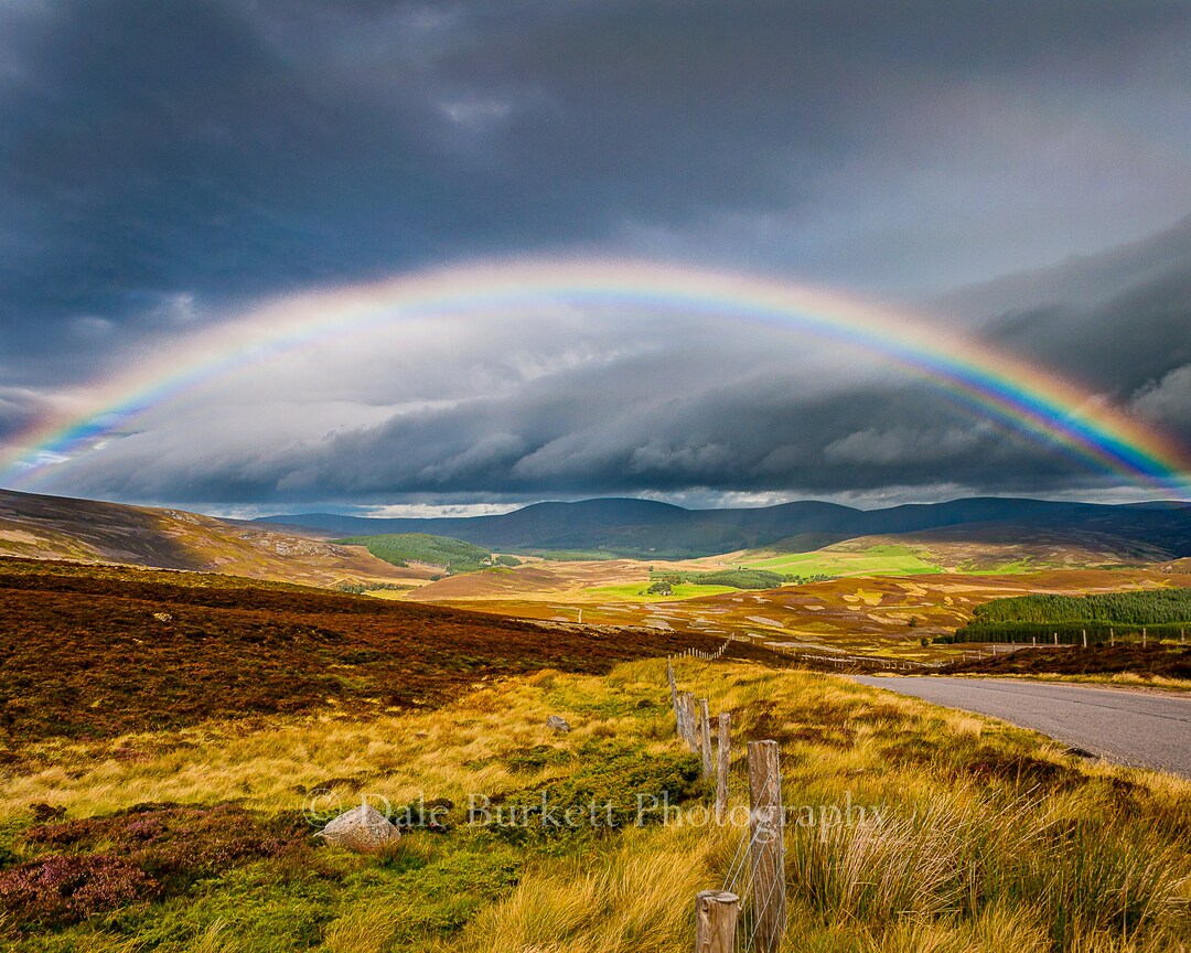 Scottish Highlands Rainbow - Etsy