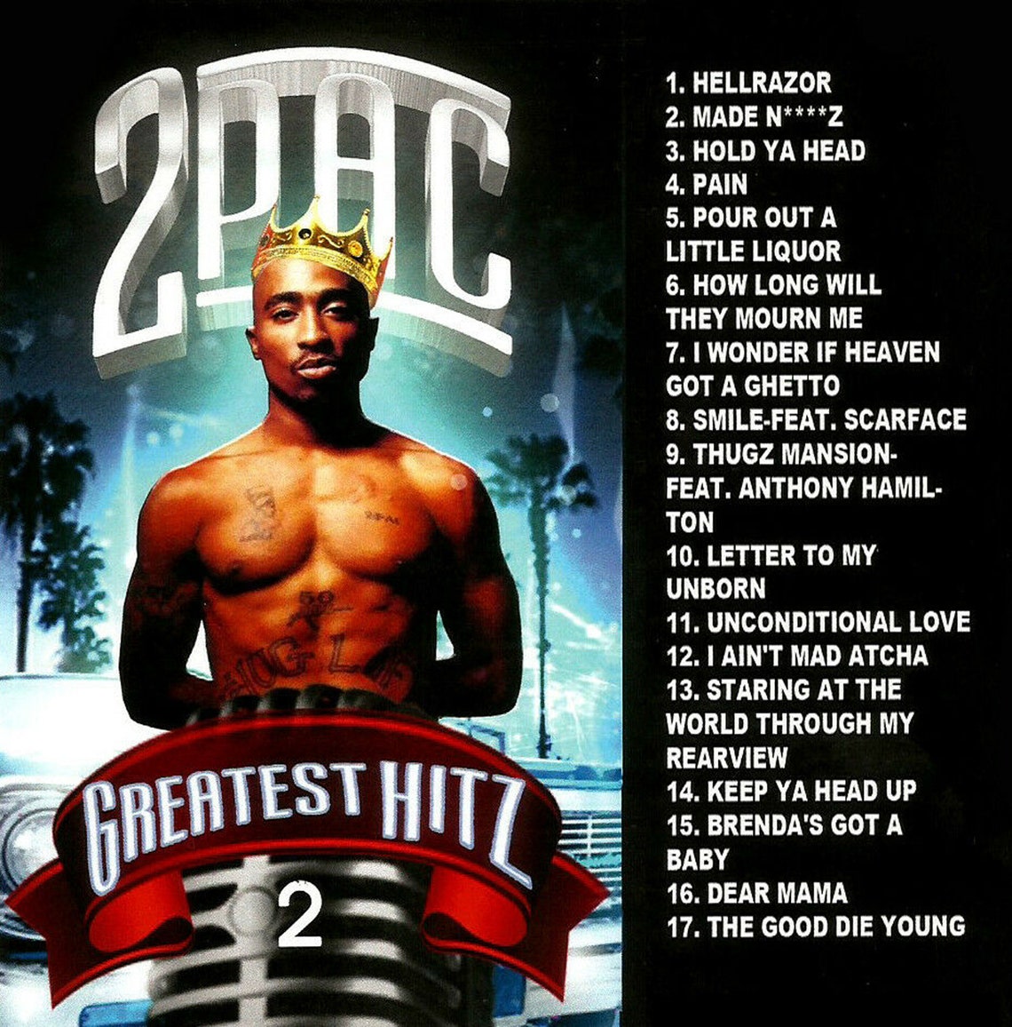 Tupac Greatest Hits 1&2 Hip-Hop Classics Mixtape Compilation | Etsy