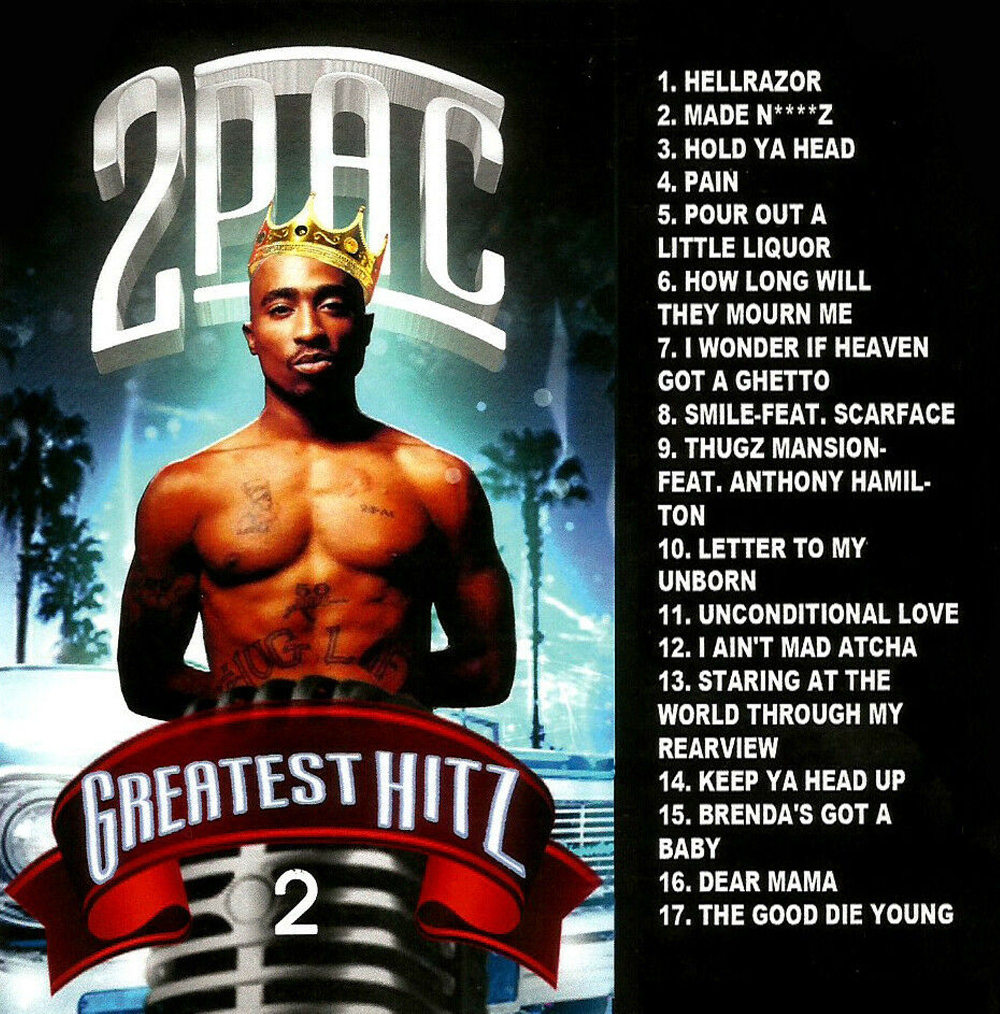 Tupac Greatest Hits 1&2 Hip-Hop Classics Mixtape Compilation | Etsy