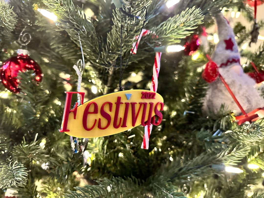 Festivus 3D Printed Tree Ornament Seinfeld Costanza - Etsy