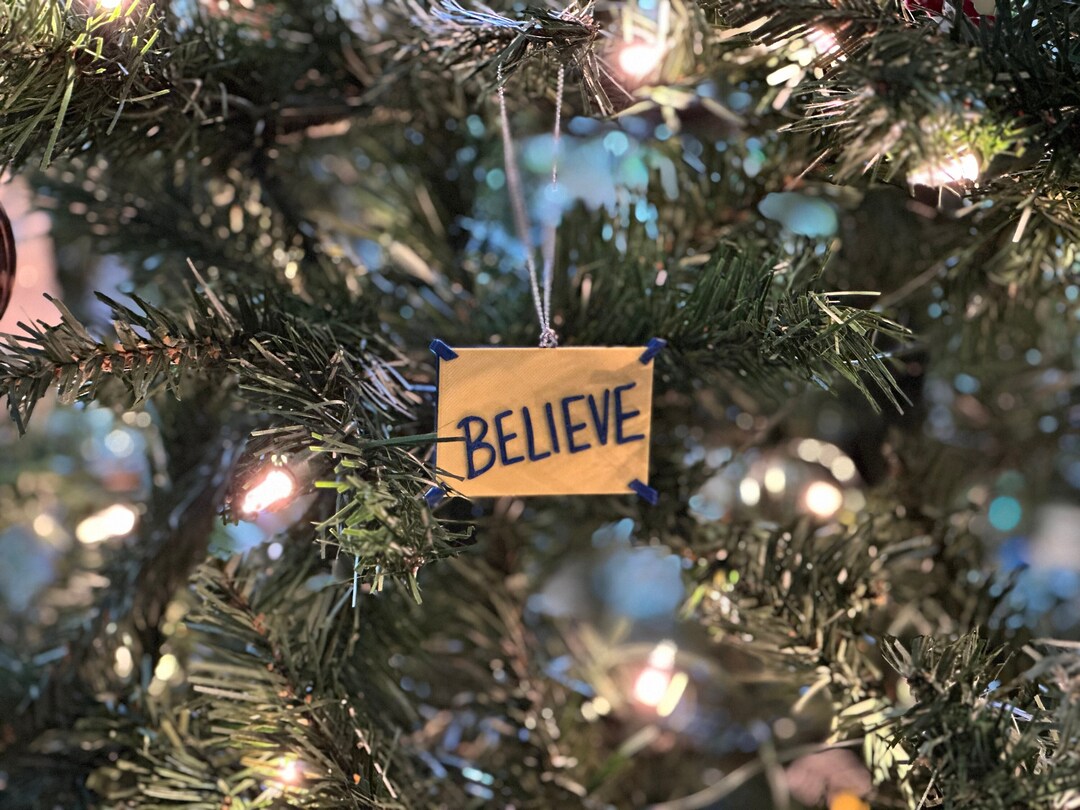 Lasso Believe Sign - 3D Printed - Tree Ornament - Etsy Canada