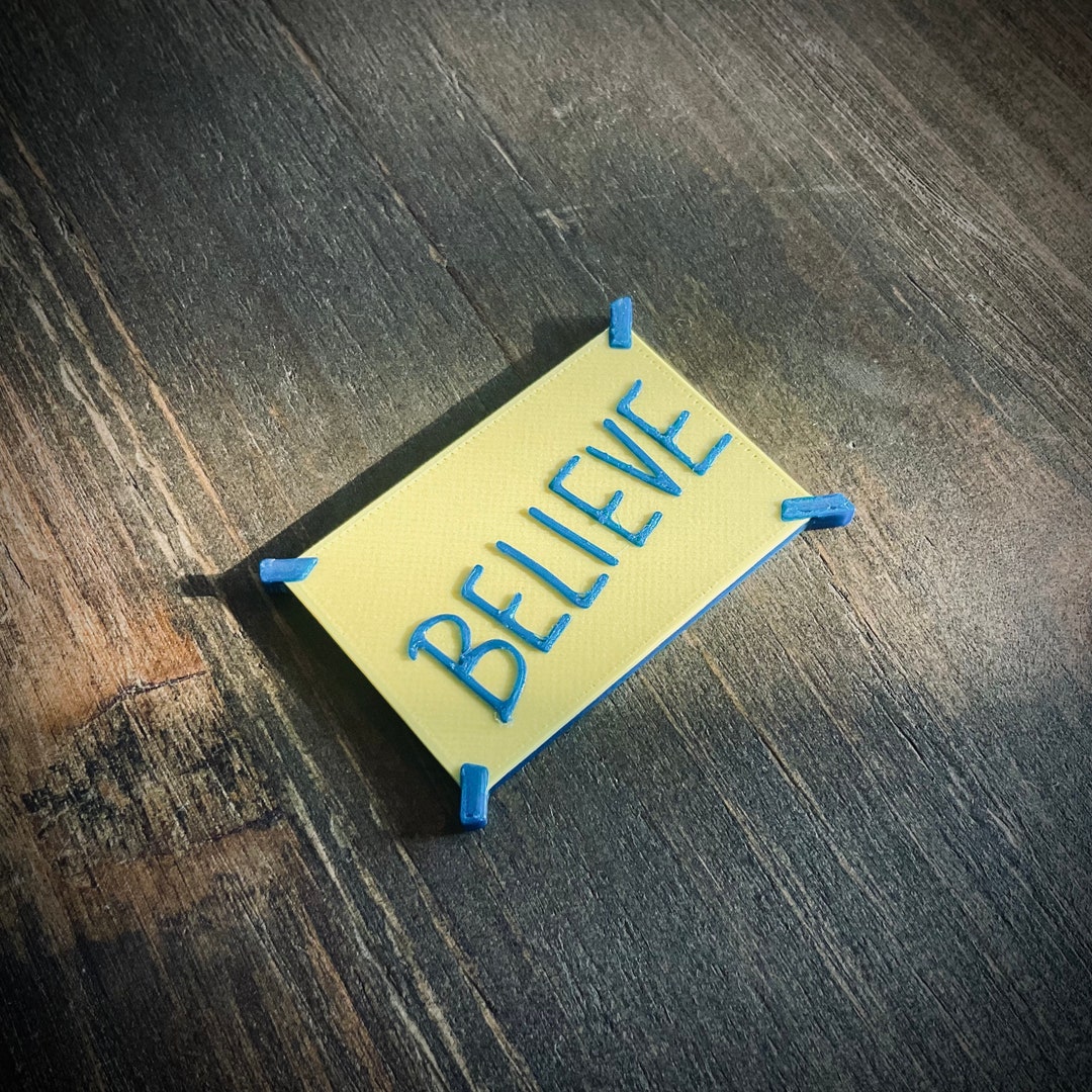 Lasso Believe Sign - Magnet - 3D Printed - for Dry Erase Boards or ...