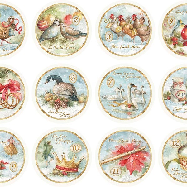 12 Days of Christmas Ornaments - Etsy