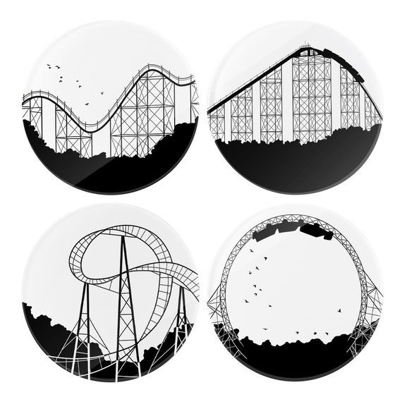 Roller Coaster Loop Drawing
