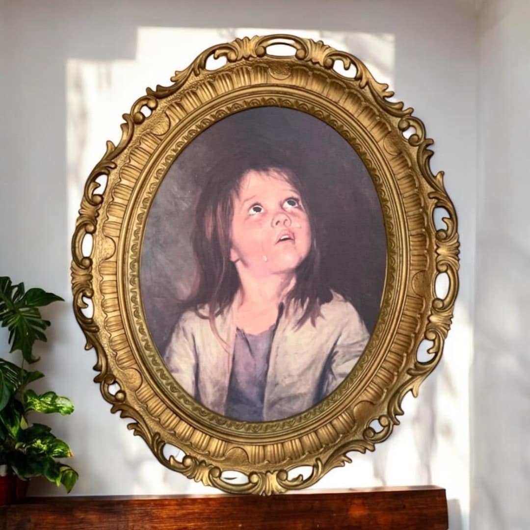 Wall Art Print Crying Boy by Giovanni Bragolin Kitsch 80's Home Decor ...