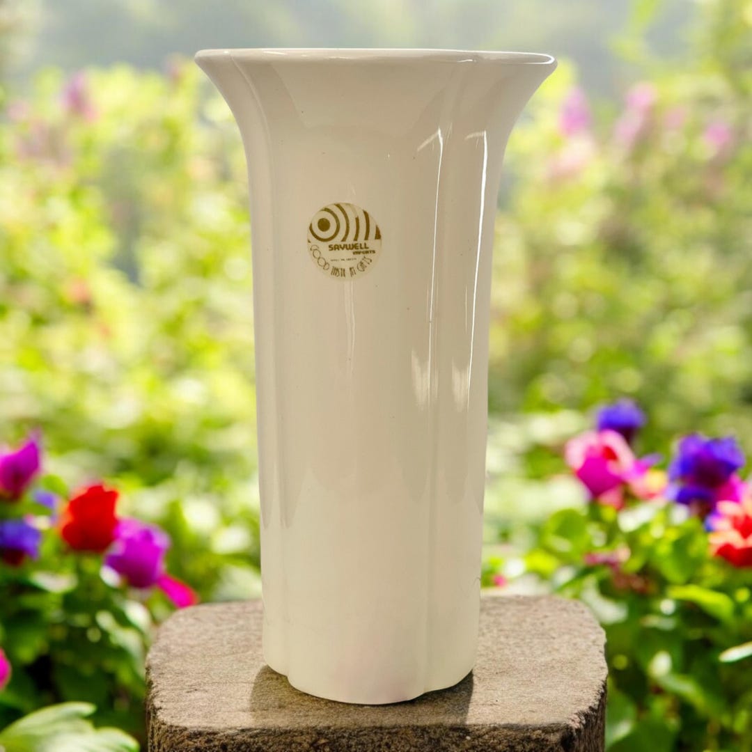 Saywell Vase Ceramic Vase With Elegant Minimalist Lines - Etsy Australia