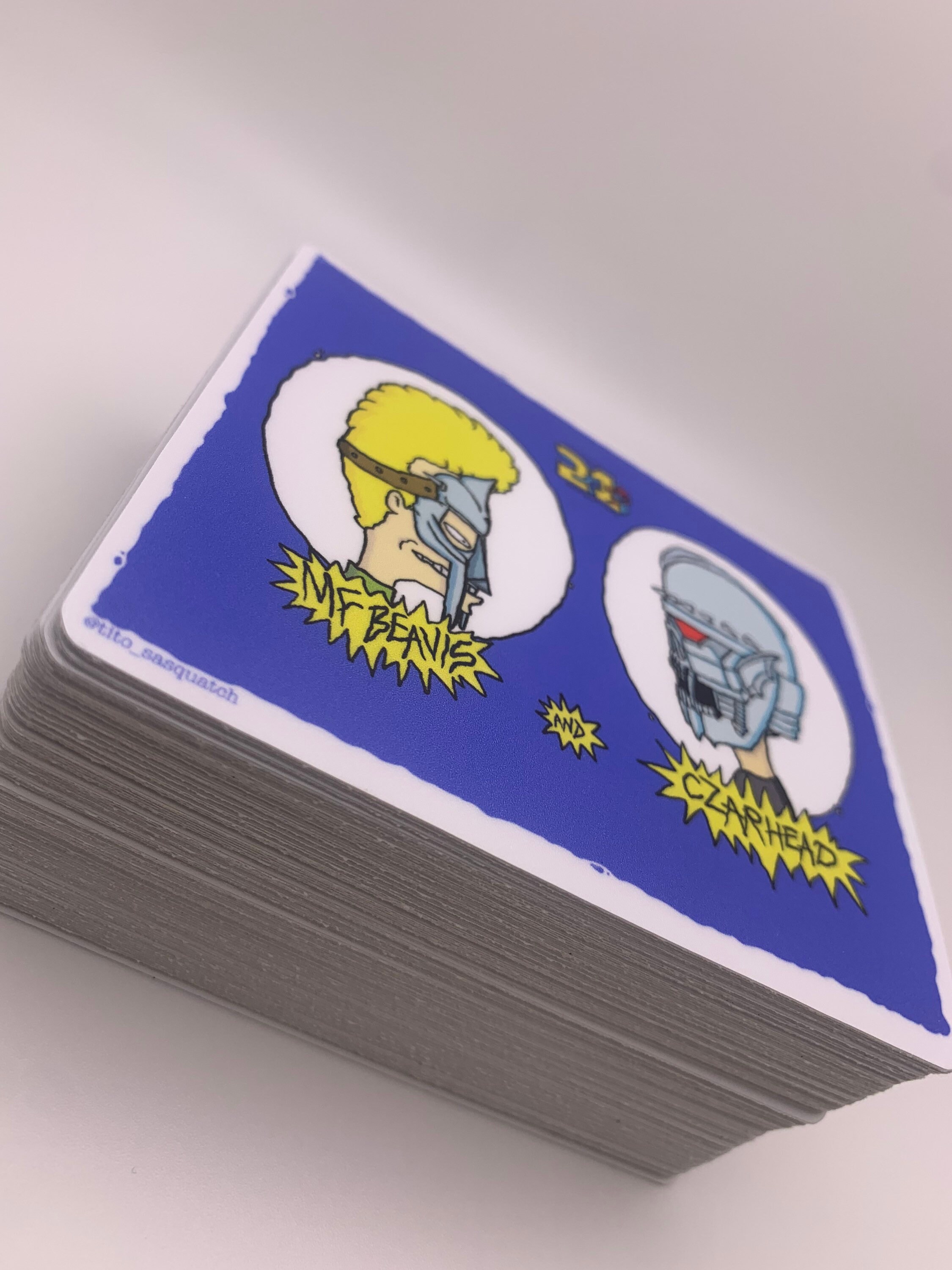 MF Beavis & Czarhead 2 Sticker Pack Czarface X MF DOOM X Beavis and ...