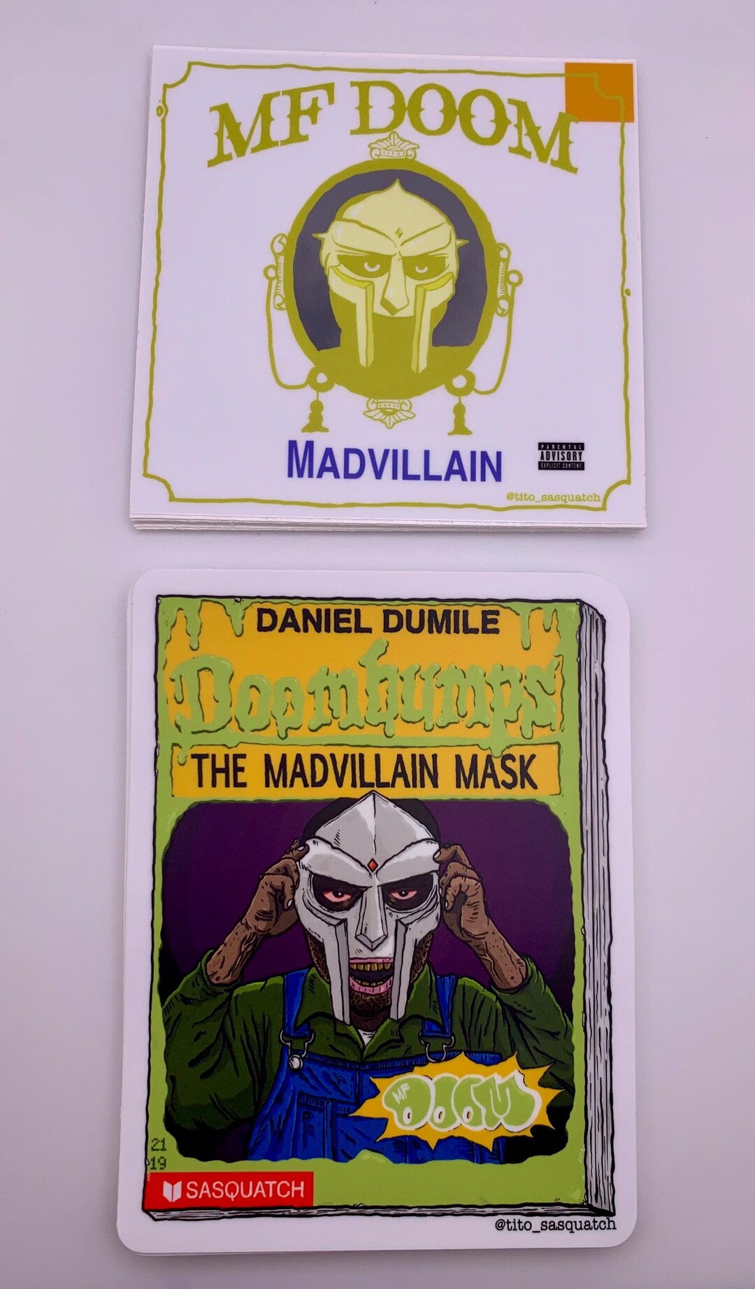 DOOM Sticker Pack: Hip Hop Mashup - Waterproof Vinyl - Etsy