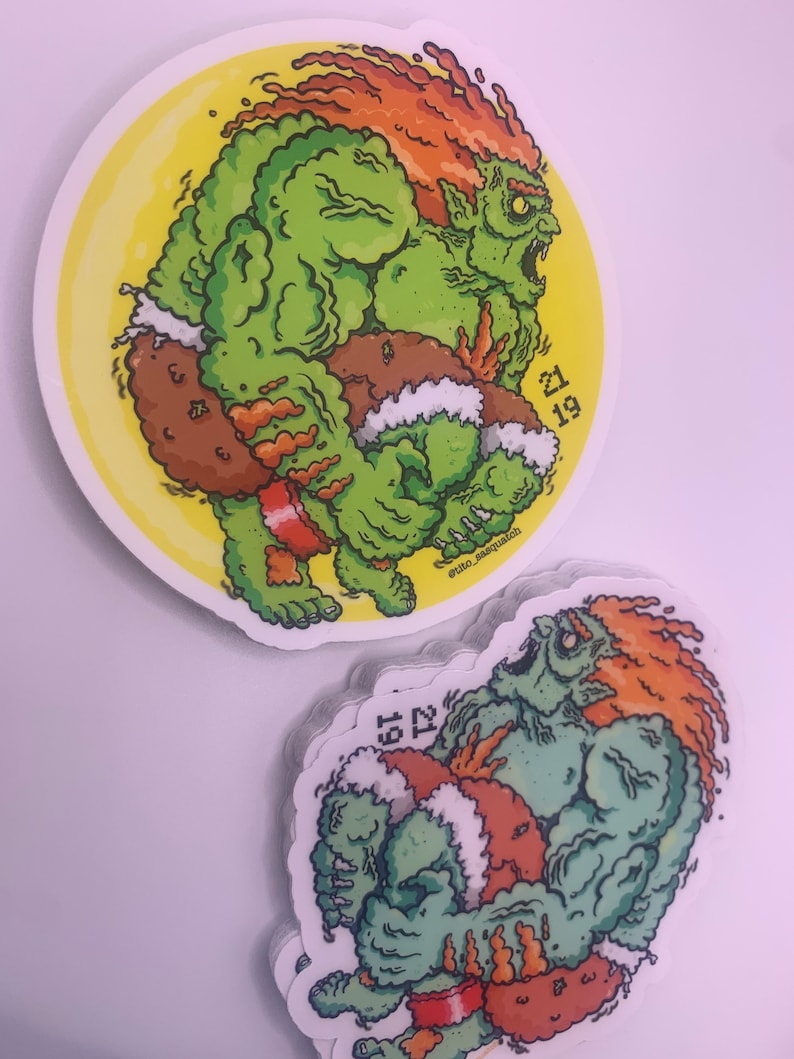 Blanka X Street Fighter 2 X (2 Sticker Pack) 4 Inch Sticker X Gamer ...