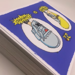 MF Beavis & Czarhead (2 Sticker Pack) Czarface X MF DOOM X Beavis and ...