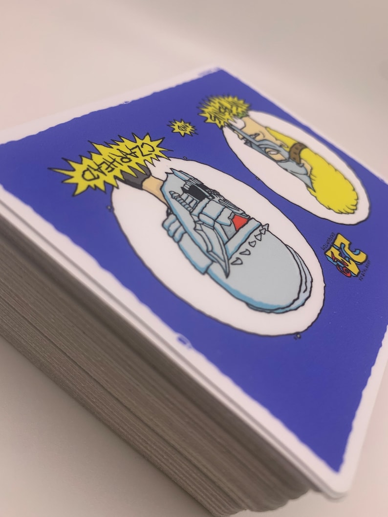 MF Beavis & Czarhead (2 Sticker Pack) Czarface X MF DOOM X Beavis and ...