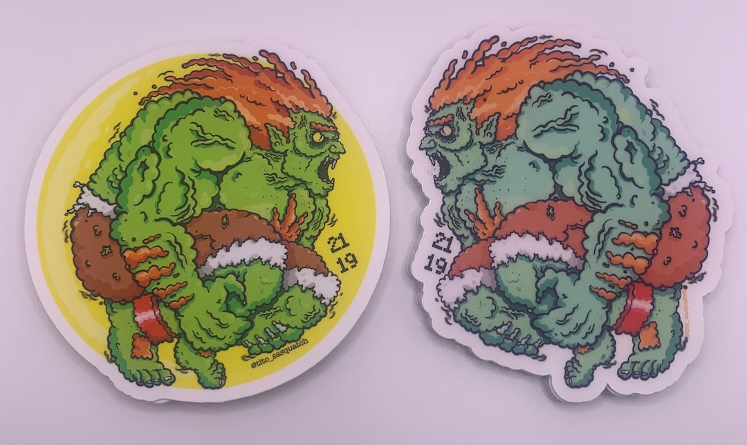 Blanka Street Fighter 2 Sticker Pack: Retro Gamer Decals - Etsy