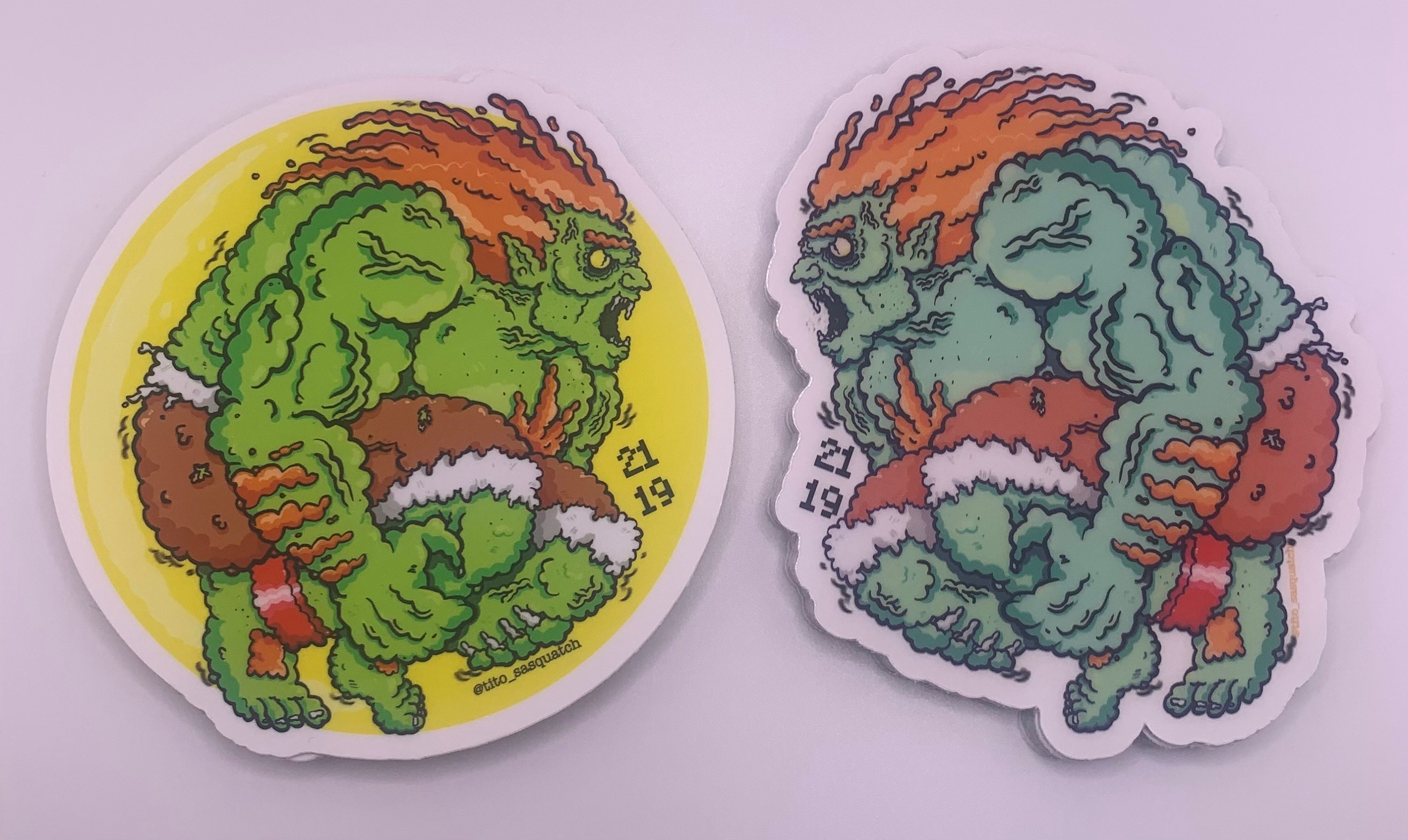 Blanka X Street Fighter 2 X (2 Sticker Pack) 4 Inch Sticker X Gamer ...