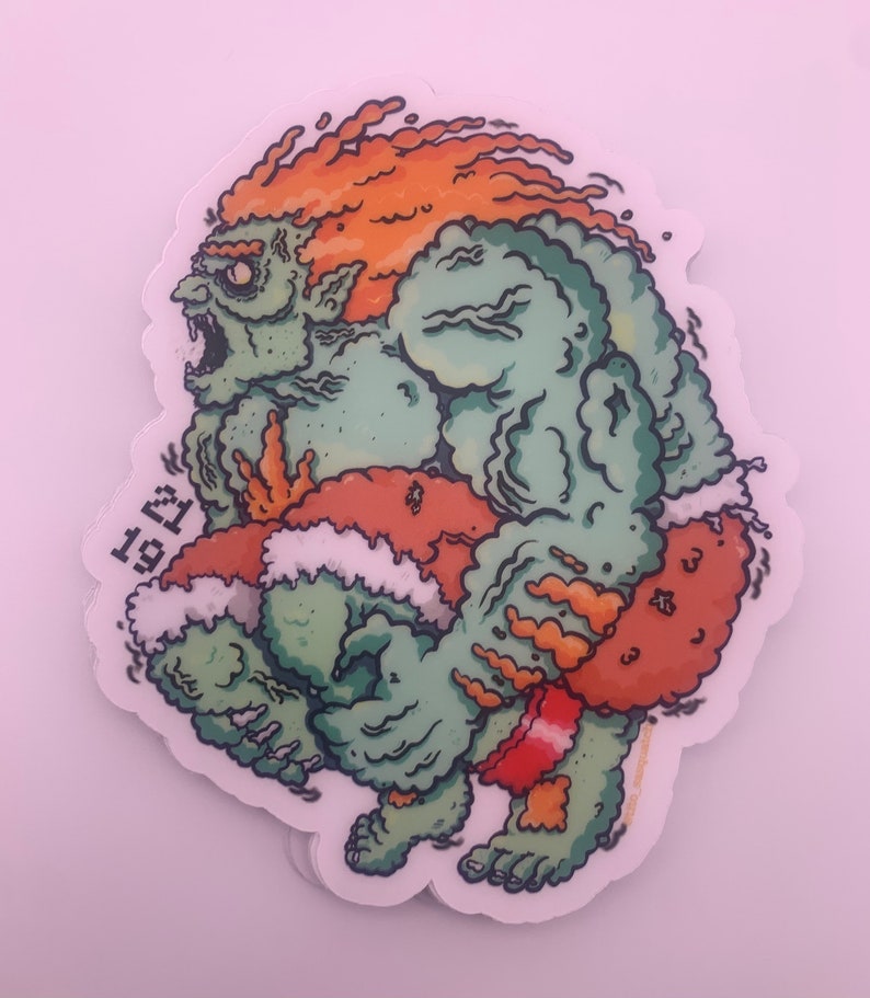 Blanka X Street Fighter 2 X (2 Sticker Pack) 4 Inch Sticker X Gamer ...