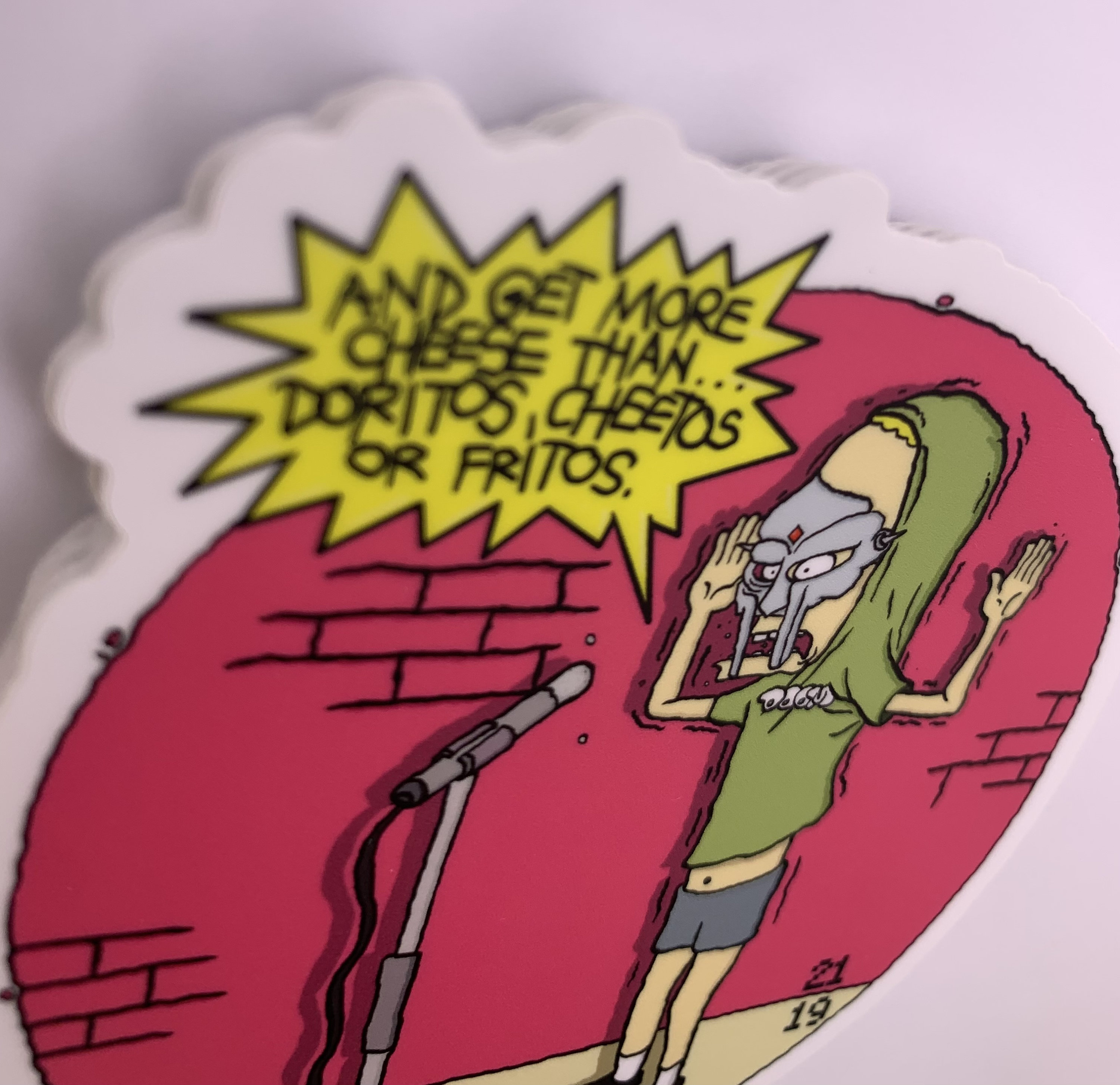 MF Corholio X MF DOOM X 4 Inch Sticker X Hip Hop Mashup Sticker X ...