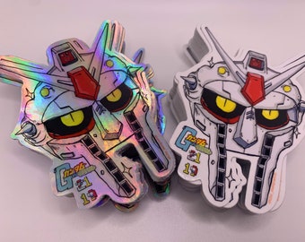 Gundoom 3 Sticker Pack MF DOOM X Gundam Anime X Nike SB - Etsy