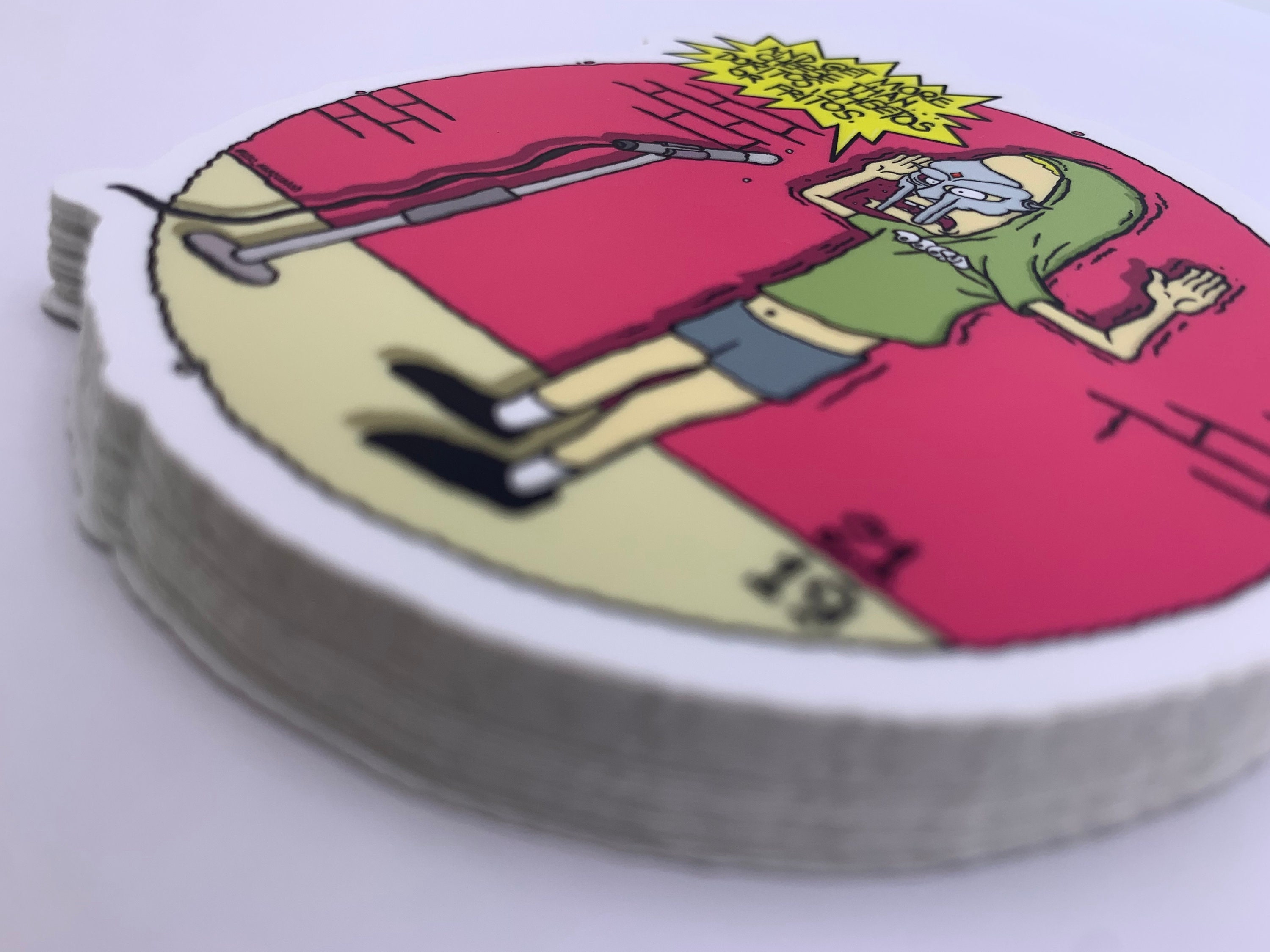 MF Corholio X MF DOOM X 4 Inch Sticker X Hip Hop Mashup Sticker X ...