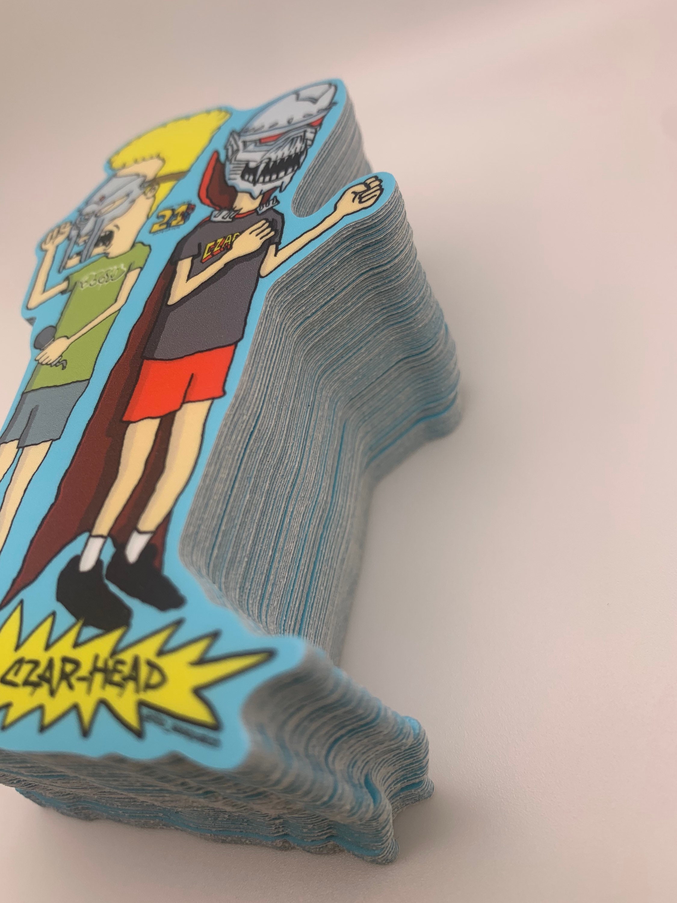 MF Beavis & Czarhead 2 Sticker Pack Czarface X MF DOOM X Beavis and ...